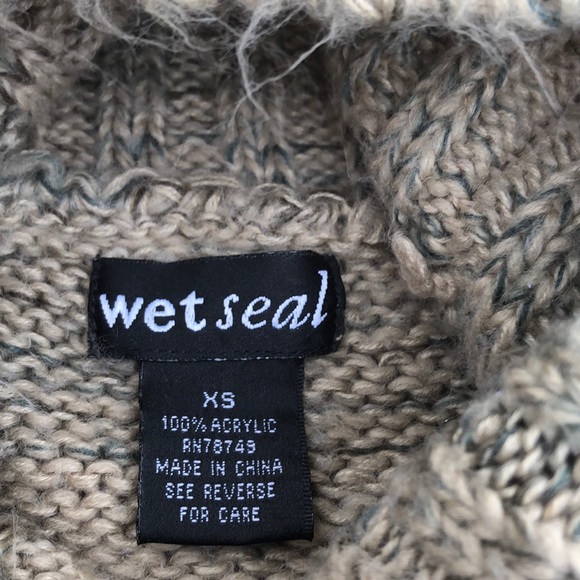 Wet Seal | Sweaters | Wet Seal Can Crop Top Sweater Dea | Poshmark